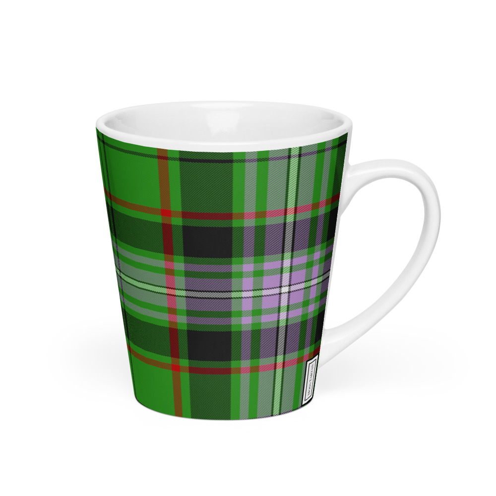 Moss Tartan Latte Mug - TartanVault